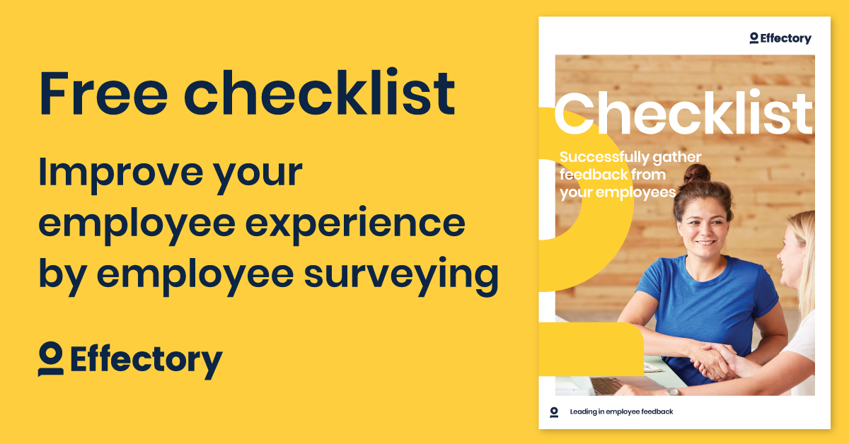 Checklist: Successfully gather feedback from your employees - Effectory