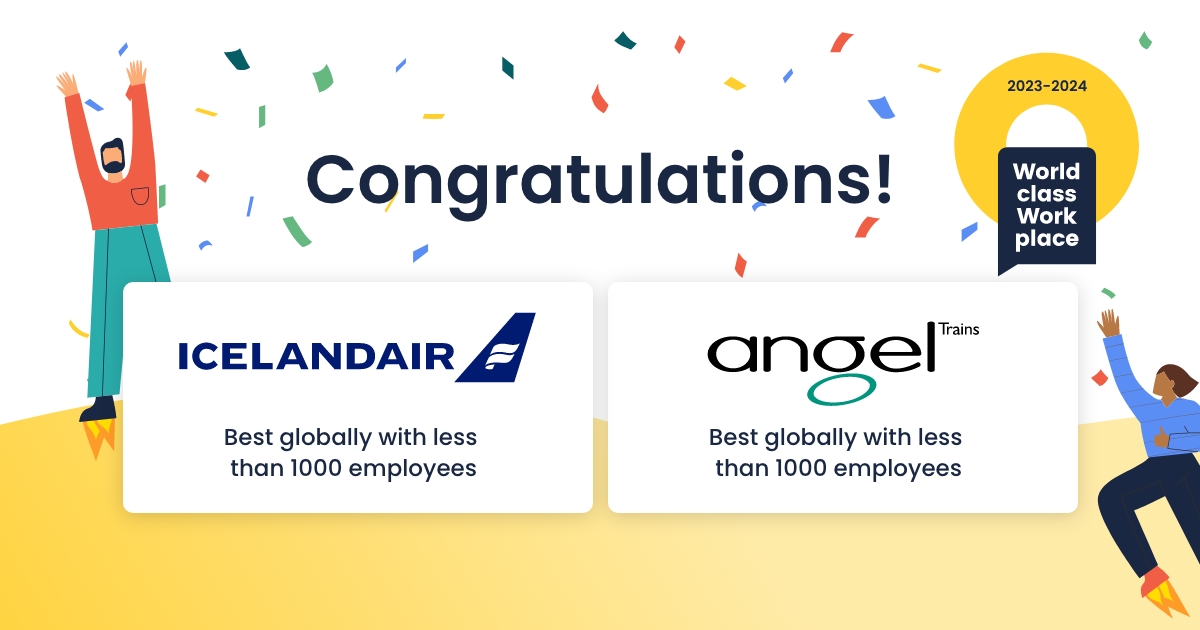 Discover the World-class Workplace global winners of 2024 - Effectory