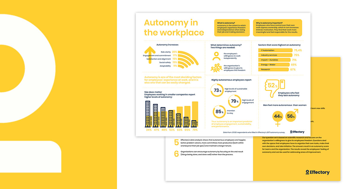 Infographic: HR Analytics: Autonomy data infographic & fact sheet ...